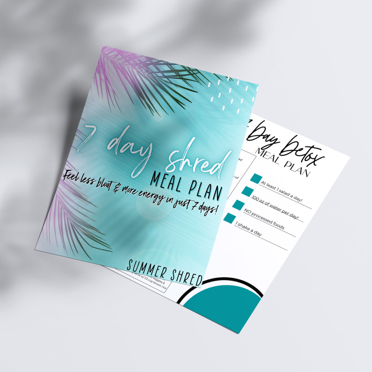 7 Day Detox Meal Plan - Ohana Fitness and Wellness