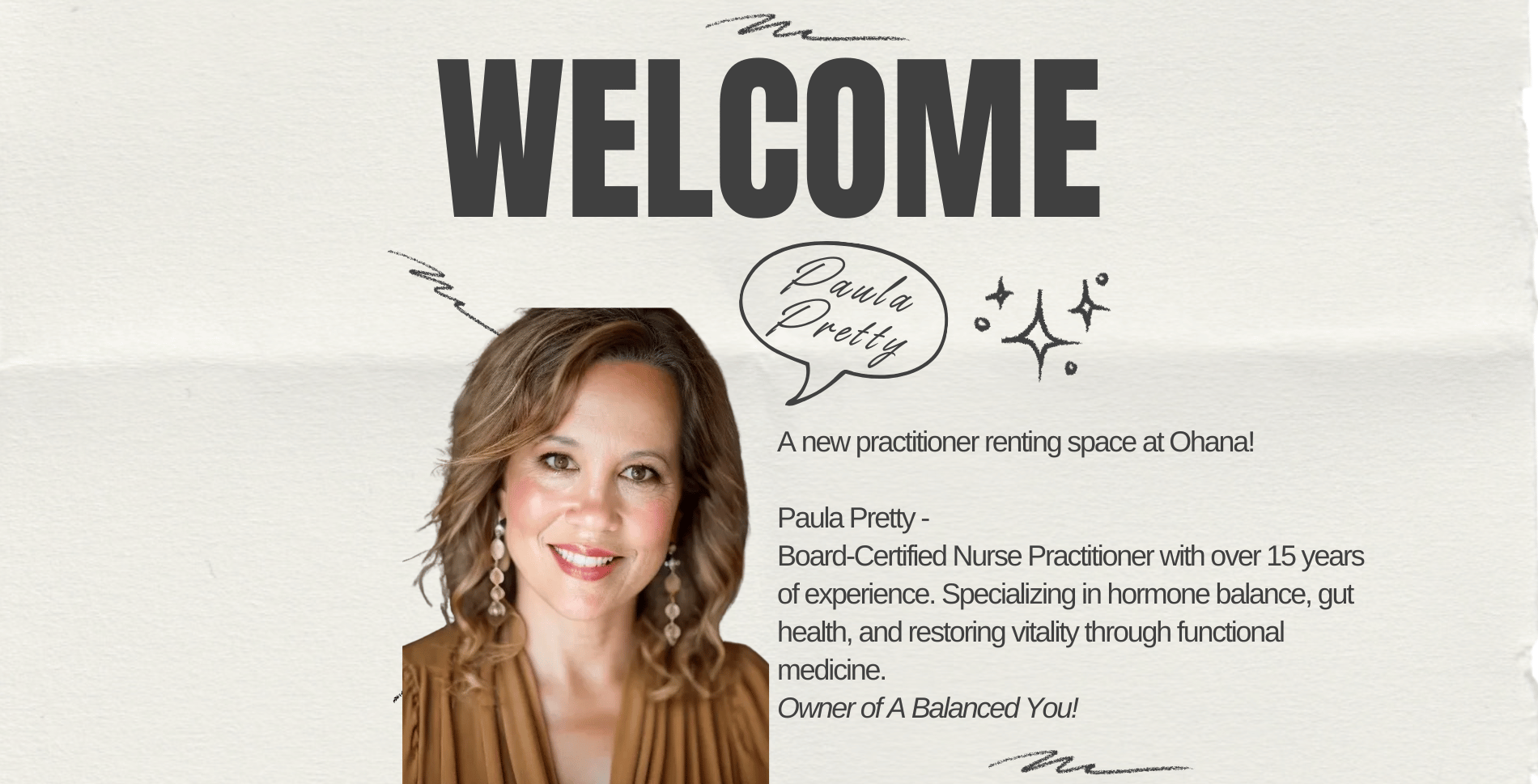 Hormone Specialist - Paula Pretty - Ohana Fitness and Wellness
